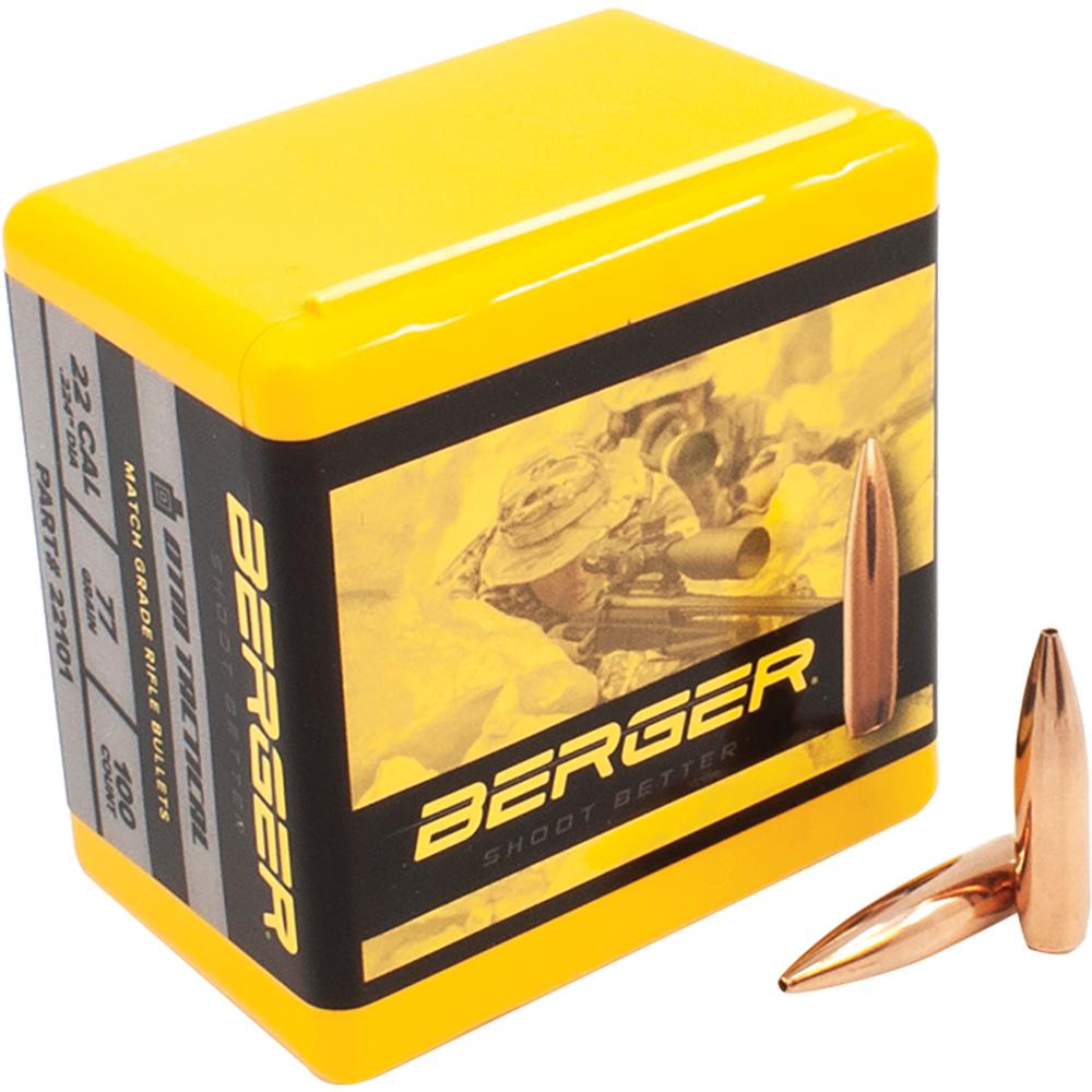 OTM Tactical 77 gr 22 Caliber Rifle Bullet - 100 Round Box | The Real Grit