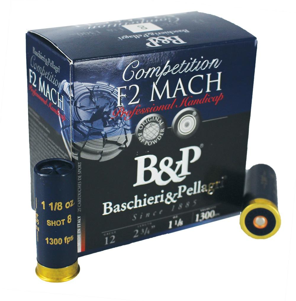 F2 Mach Professional Handicap #7.5 7/8 oz 12 Gauge Shotgun Ammo - 25 ...