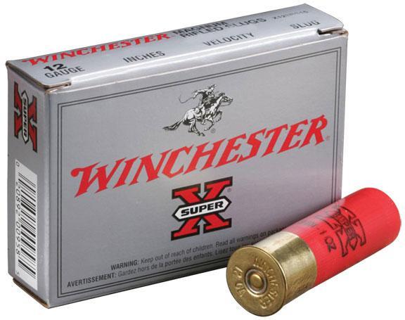 Super-X Rifled Slug Hollow Point 1600 fps 12 Gauge Shotgun Ammo - 5 ...