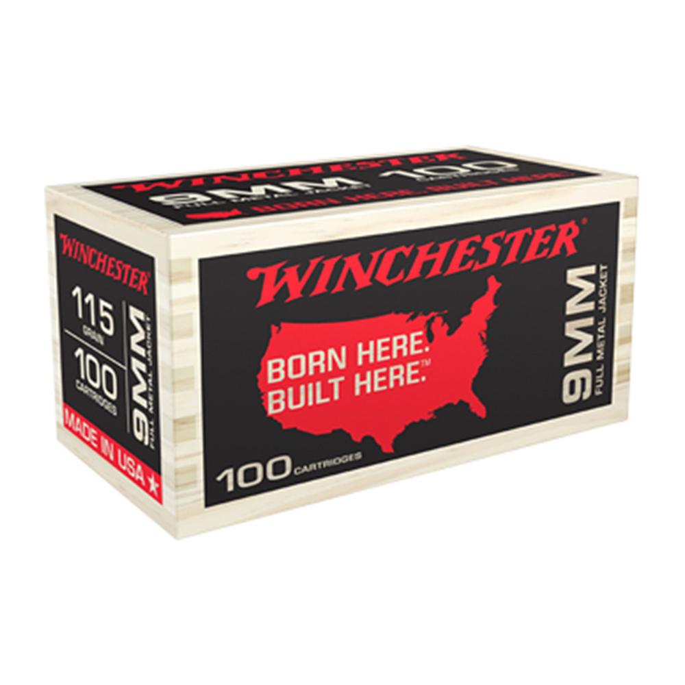 USA Full Metal Jacket 115 gr 9mm Handgun Ammo | The Real Grit