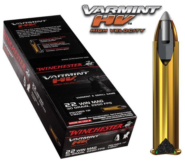 Varmint HV V-Max 30 gr 22 WMR Rimfire Ammo - 50 Round Box | The Real Grit