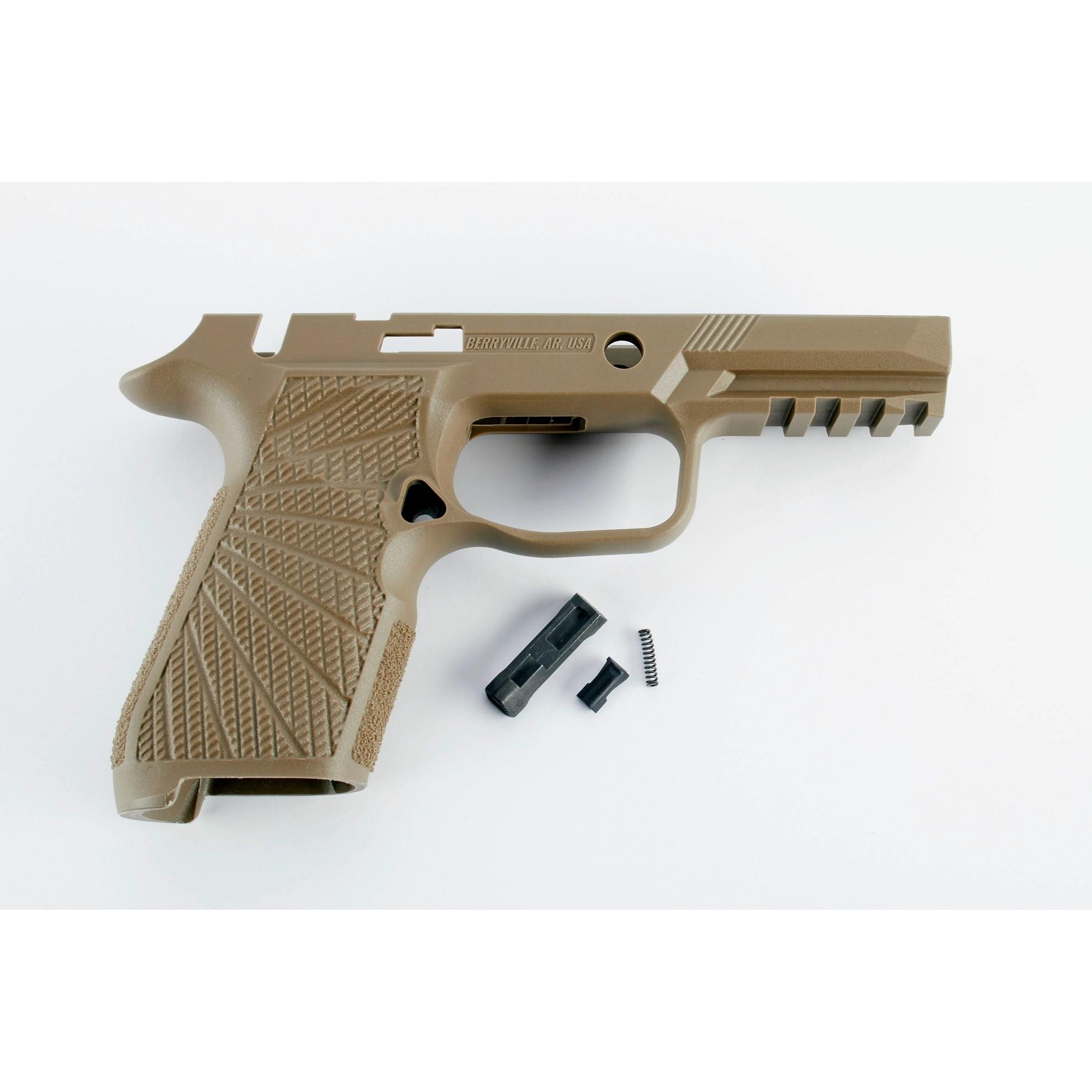 Textured Grip Module for Sig Sauer P320 Compact - Tan - Manual Safety ...