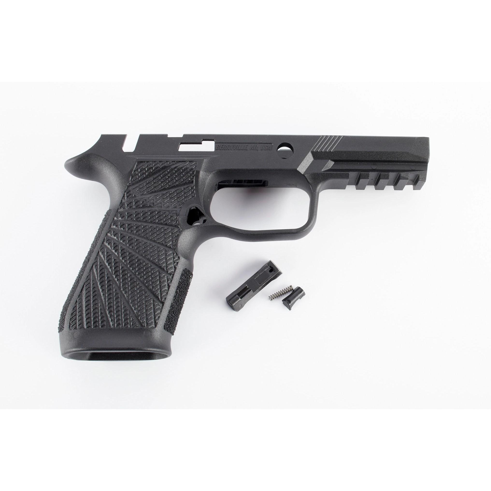 Textured Grip Module for Sig Sauer P320 Carry - Black - Manual Safety ...