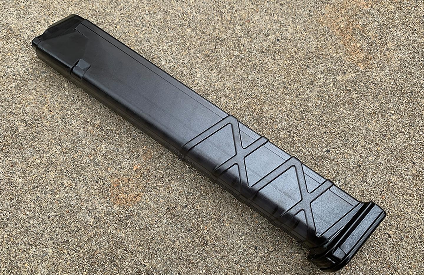 Glock Style 33 Round 9mm Magazine - Translucent Smoke | The Real Grit