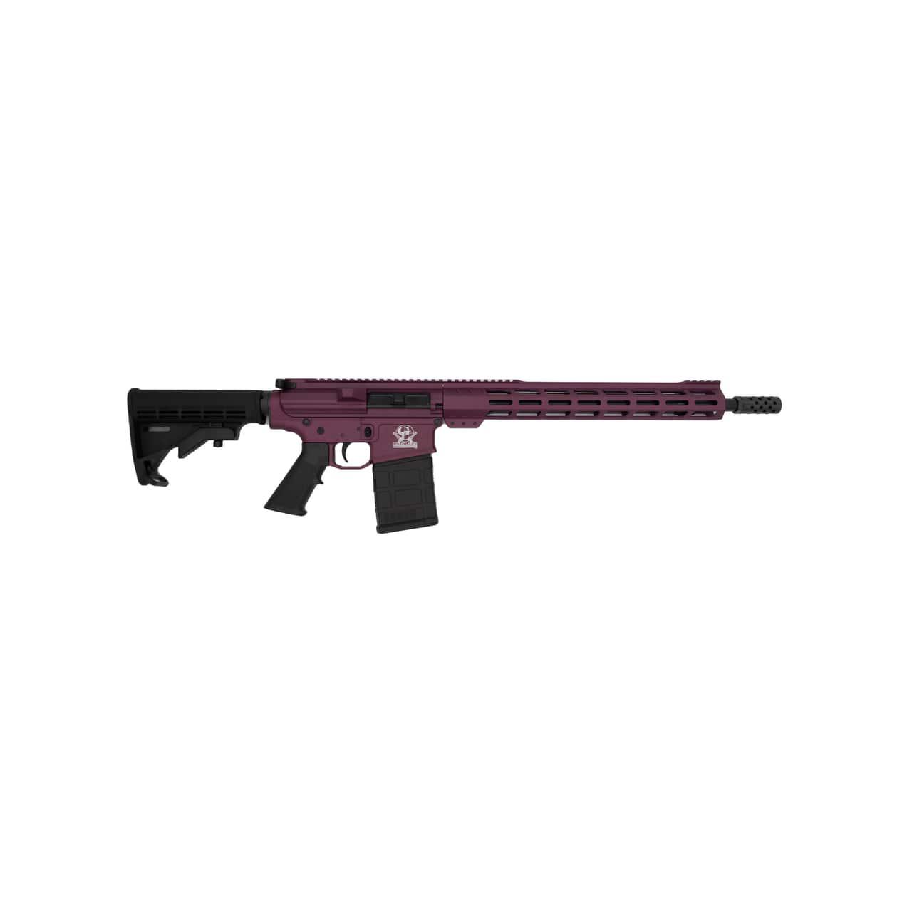AR-10 16" 10 Round 308 Winchester Semi Auto Rifle - Black Cherry ...