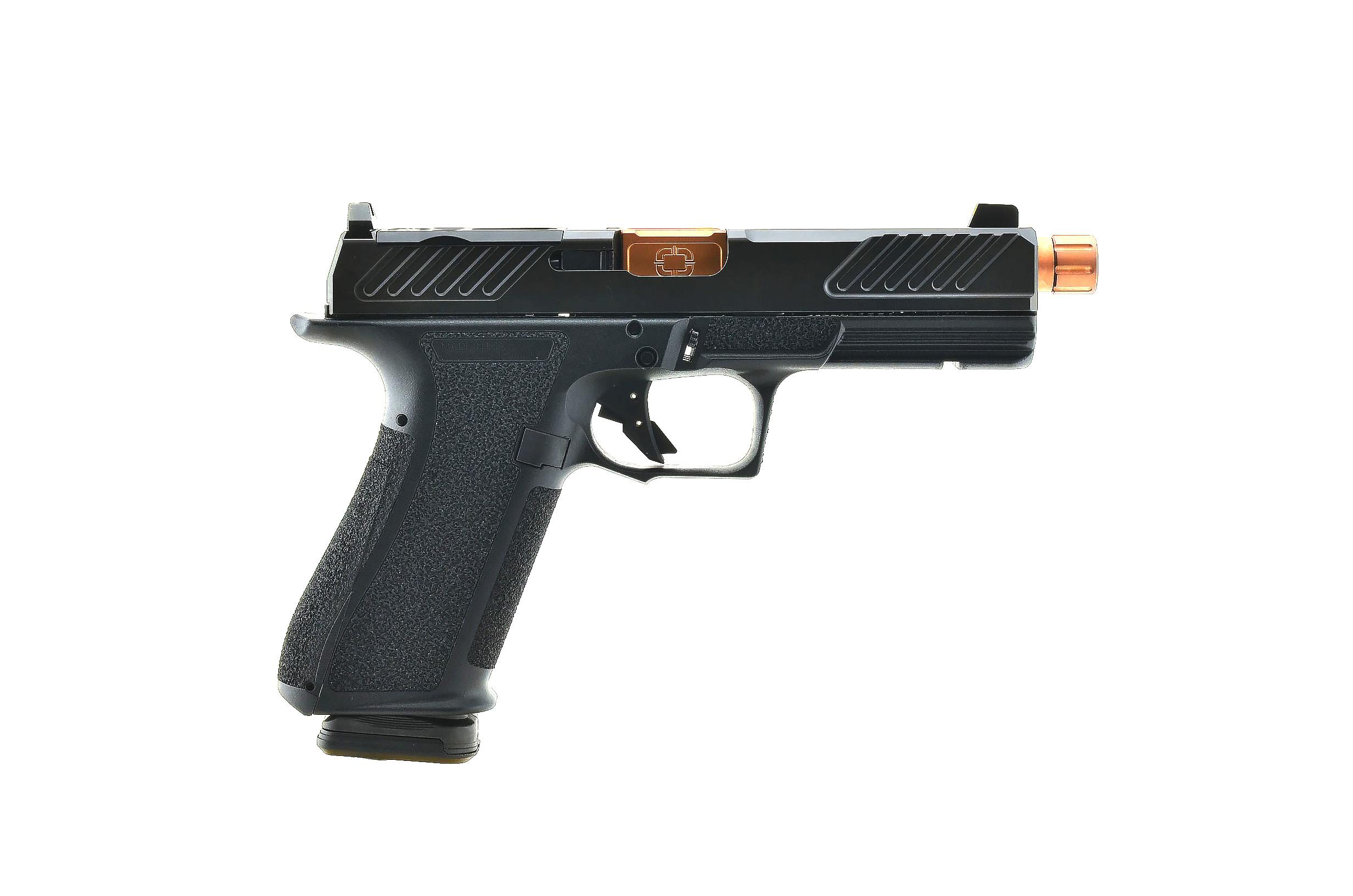 DR920 Optic Combat Threaded 17 Round 9mm Pistol - Black/Bronze | The ...