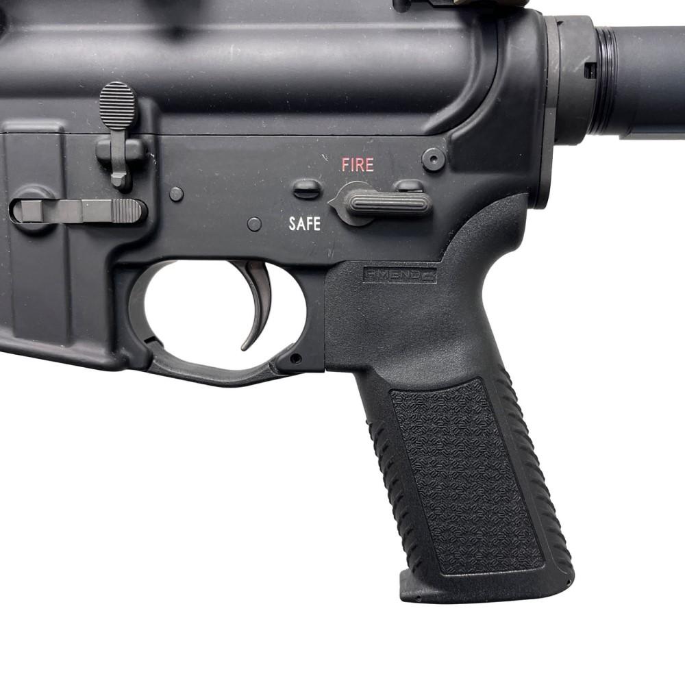 Aggressive-Textured Gun Grip for AR-15 - Black | The Real Grit