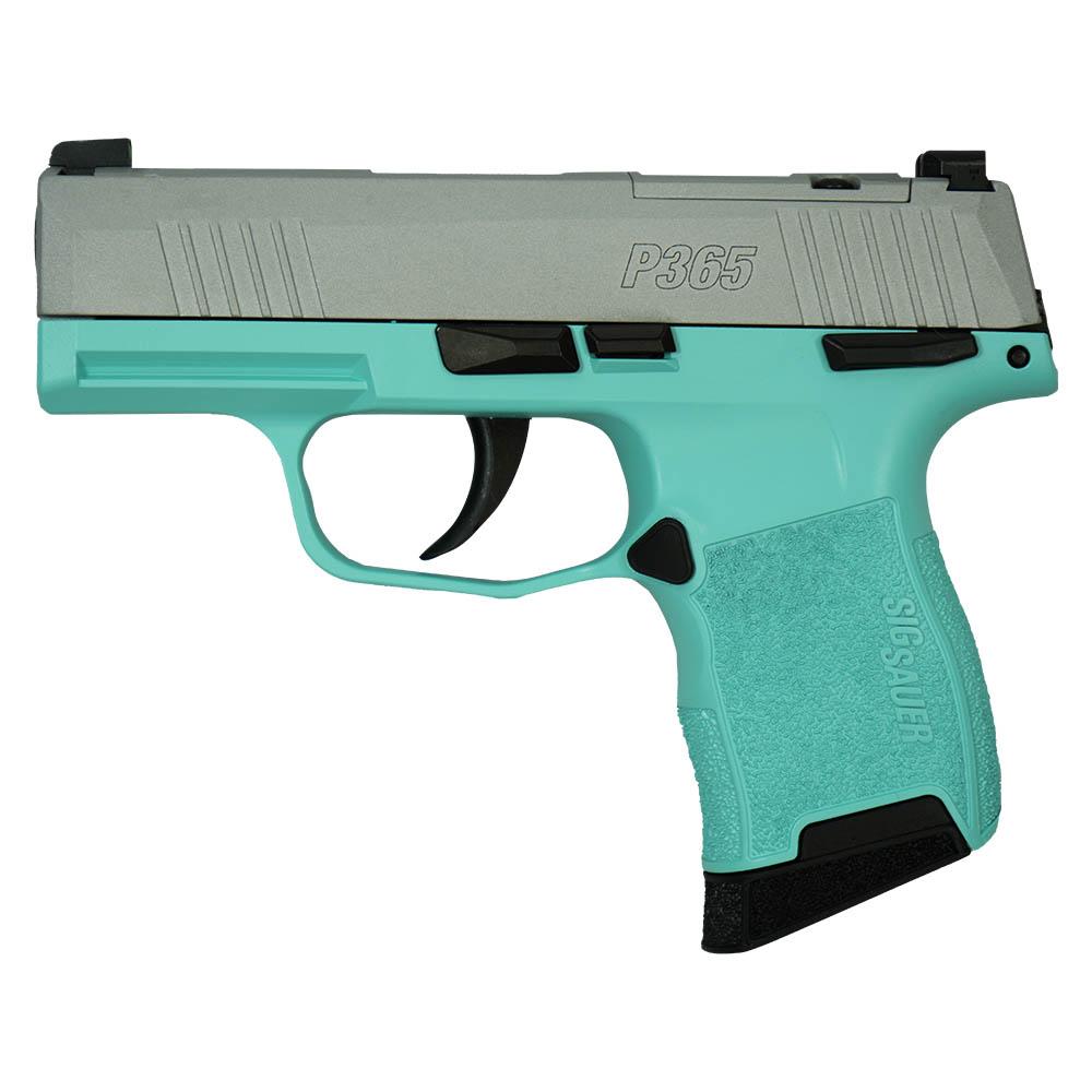 P365 3.1" 10 Round 9mm Pistol - Tiffany/Silver | The Real Grit