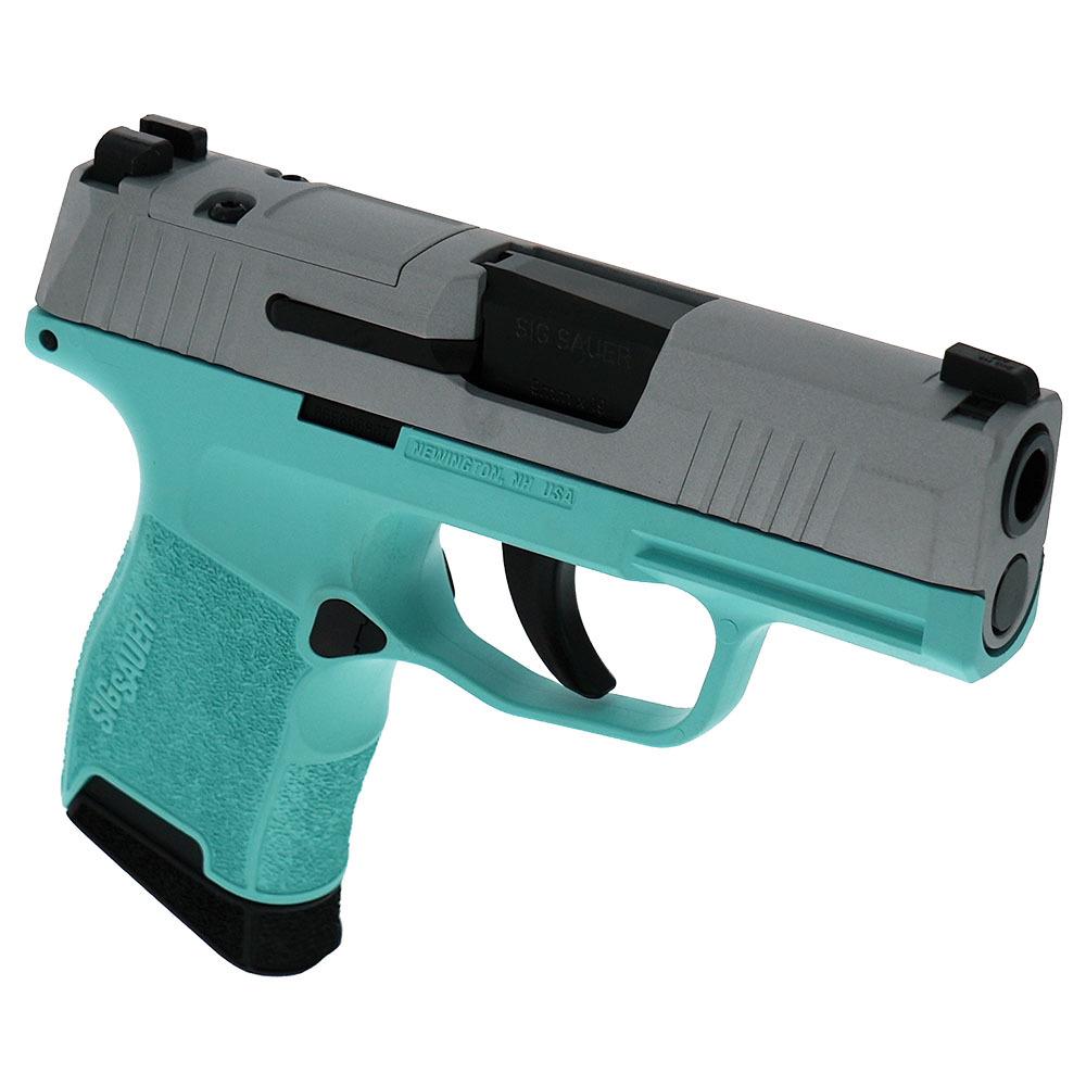 P365 Optic Ready 10 Round 9mm Pistol - Silver Slide/Tiffany Frame | The ...