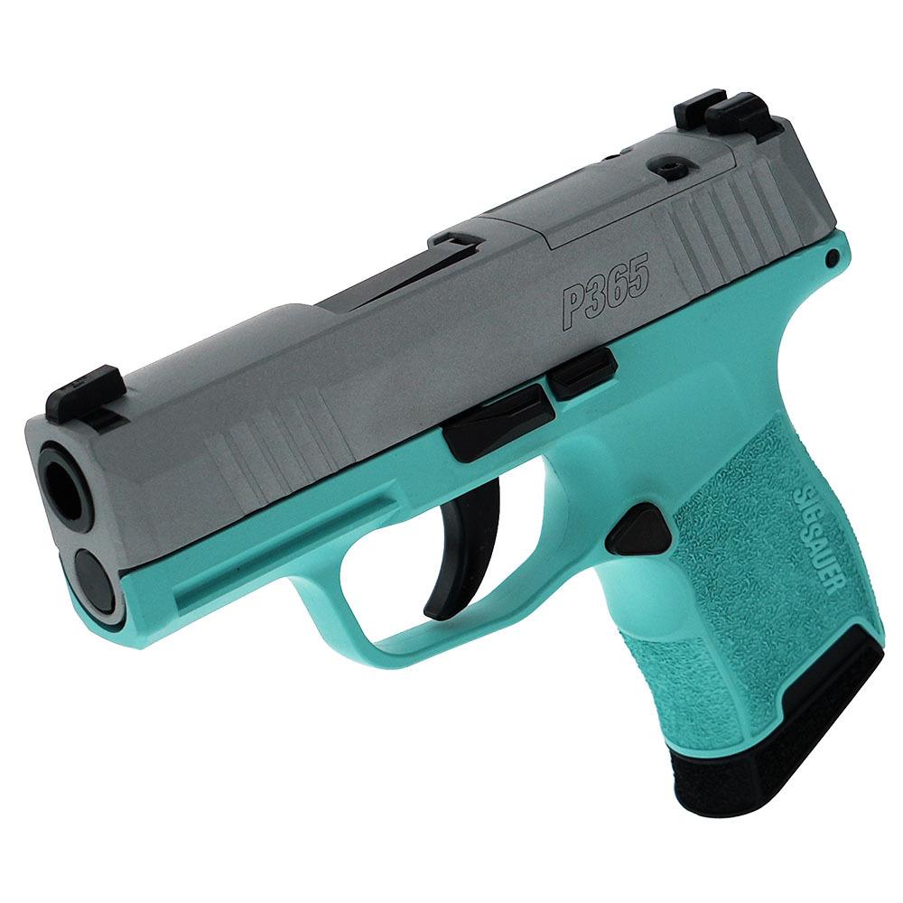 P365 Optic Ready 10 Round 9mm Pistol - Silver Slide/Tiffany Frame | The ...