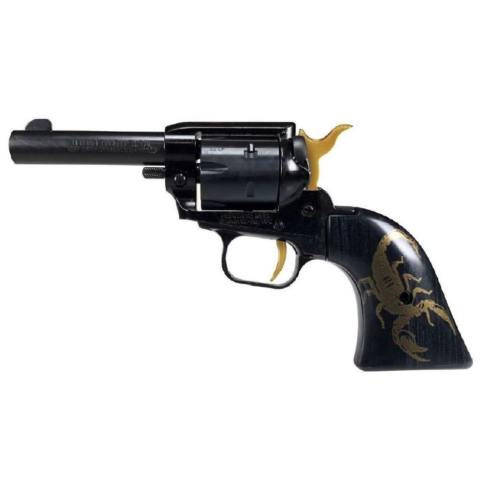 Barkeep 3" 22 Long Rifle Revolver - Black/Gold Scorpion Accent | The ...