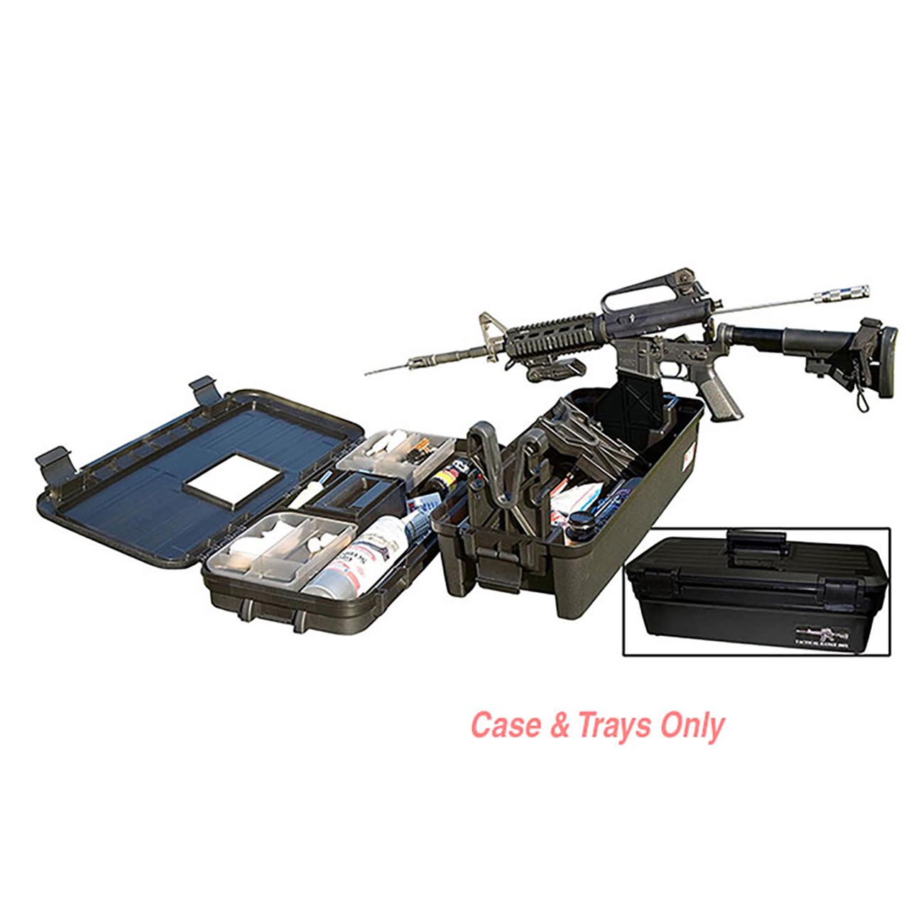 Tactical Range Box For Regular & Tactical Rifles - Black | The Real Grit