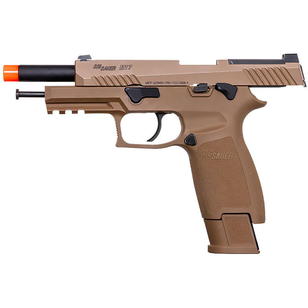 Proforce Series M17 CO2 Blowback Airsoft Pistol - Tan | The Real Grit