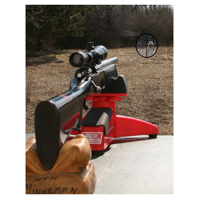 Front Rifle Rest fort For Rifle/Shotgun/Handgun - Red | The Real Grit