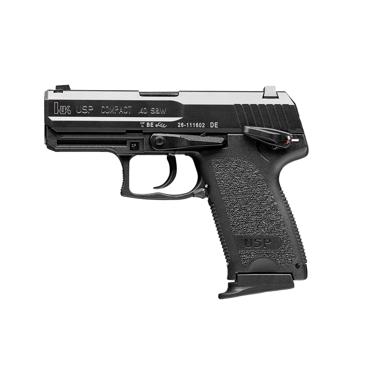 USP V7 LEM 3.58" 10 Round 40 S&W Pistol - Black | The Real Grit