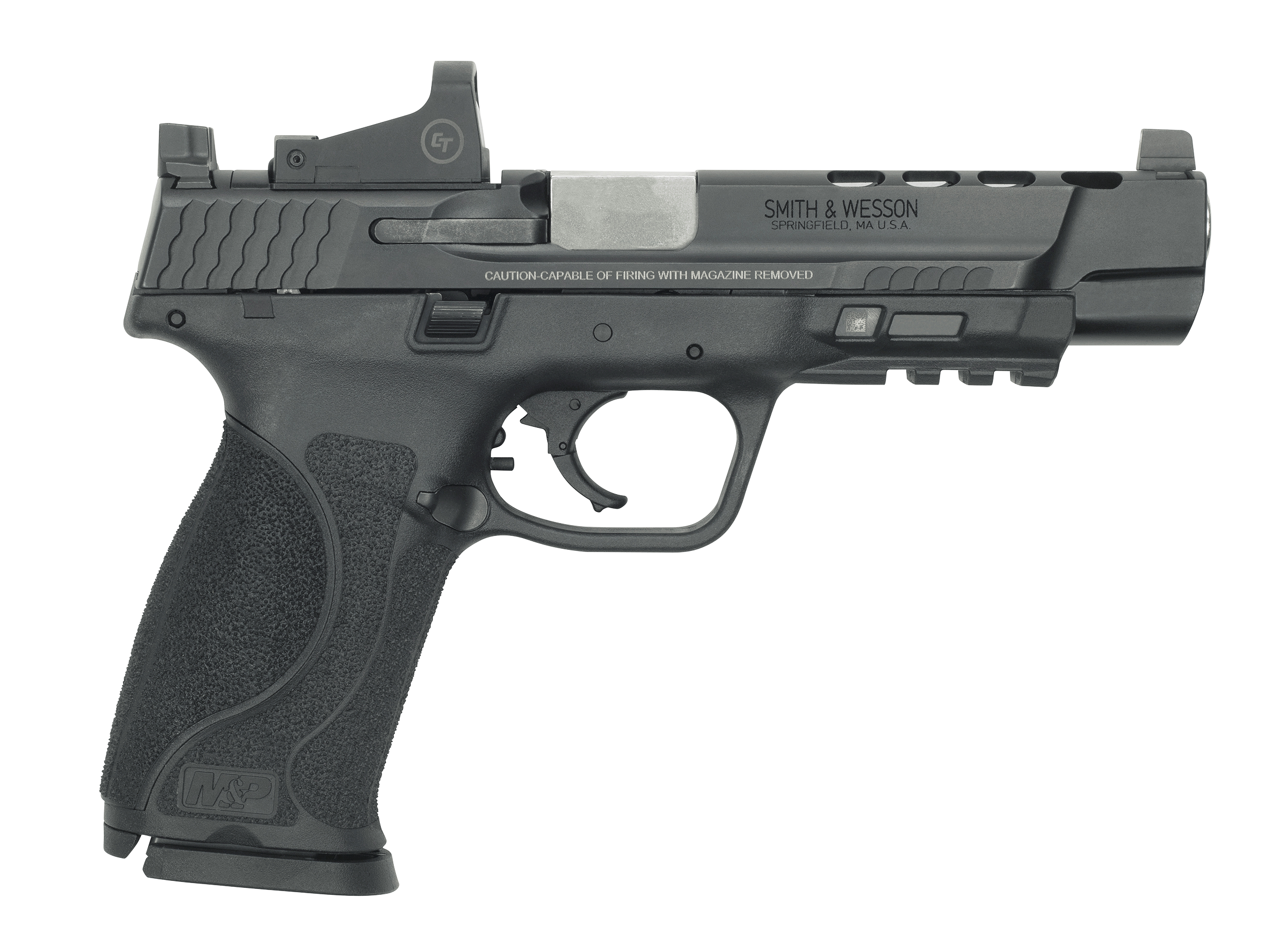 M&P Performance Center M2.0 5" 17 Round 9mm Luger Pistol with Red Dot ...