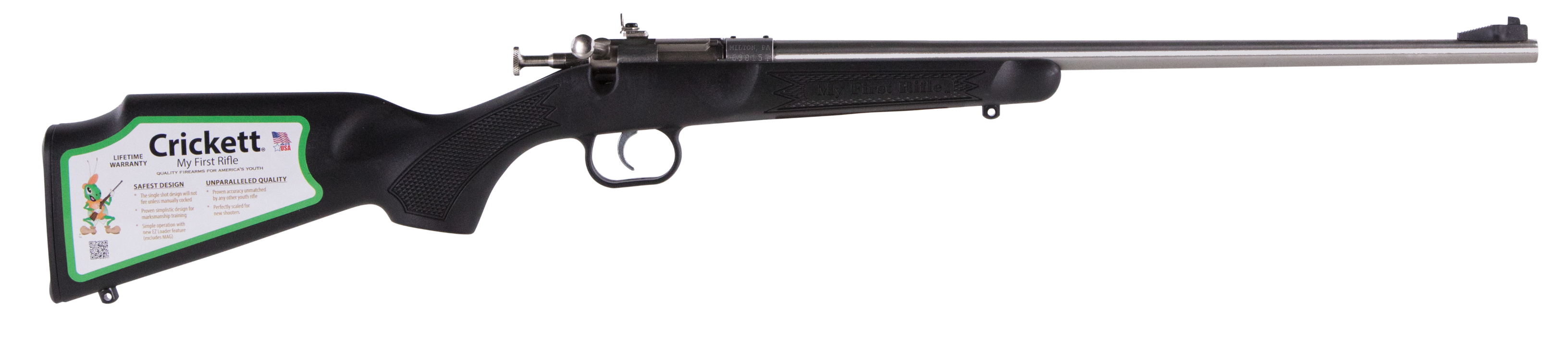 Crickett Youth 16.12" Single Shot 22 WMR Rifle - Black/Stainless | The ...