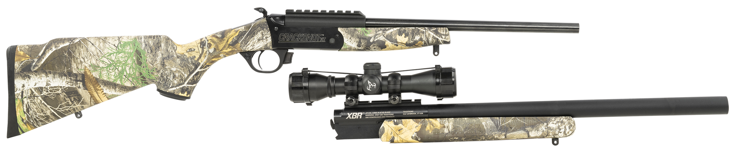 Crackshot XBR Package 16.5" Single Shot 22 Caliber Rifle - RealTree ...