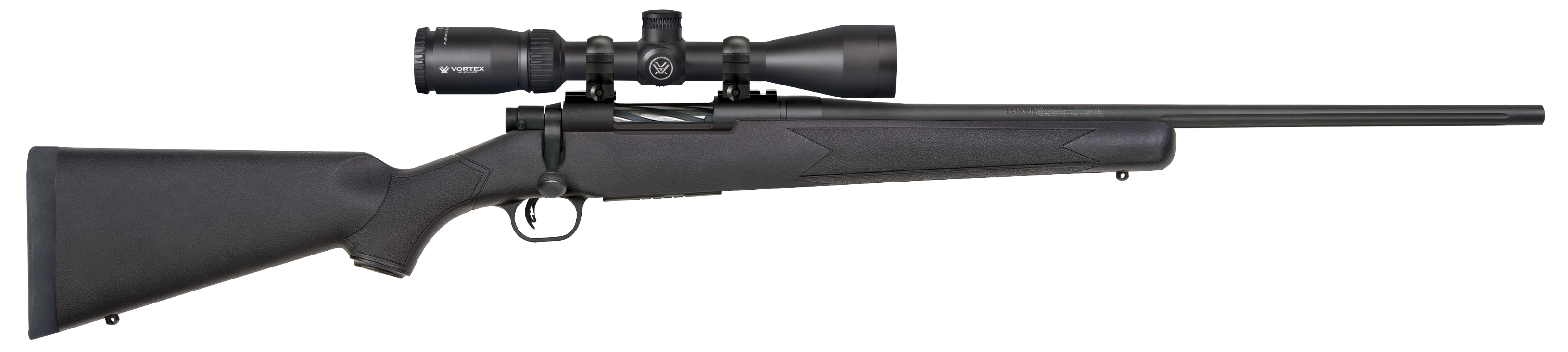Patriot 22" 5 Round 22-250 Rem Bolt Action Rifle with Scope - Black ...