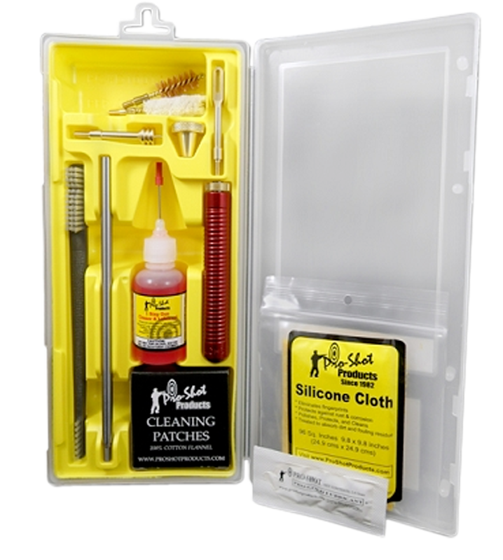 Classic Box Pistol Cleaning Kit - 45 Caliber - Yellow | The Real Grit
