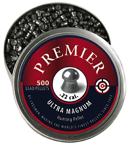 Premier Ultra Magnum Domed 22 Caliber Pellets - 500 Count | The Real Grit