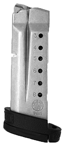 M&P Shield 8 Round 9mm Magazine - Stainless | The Real Grit