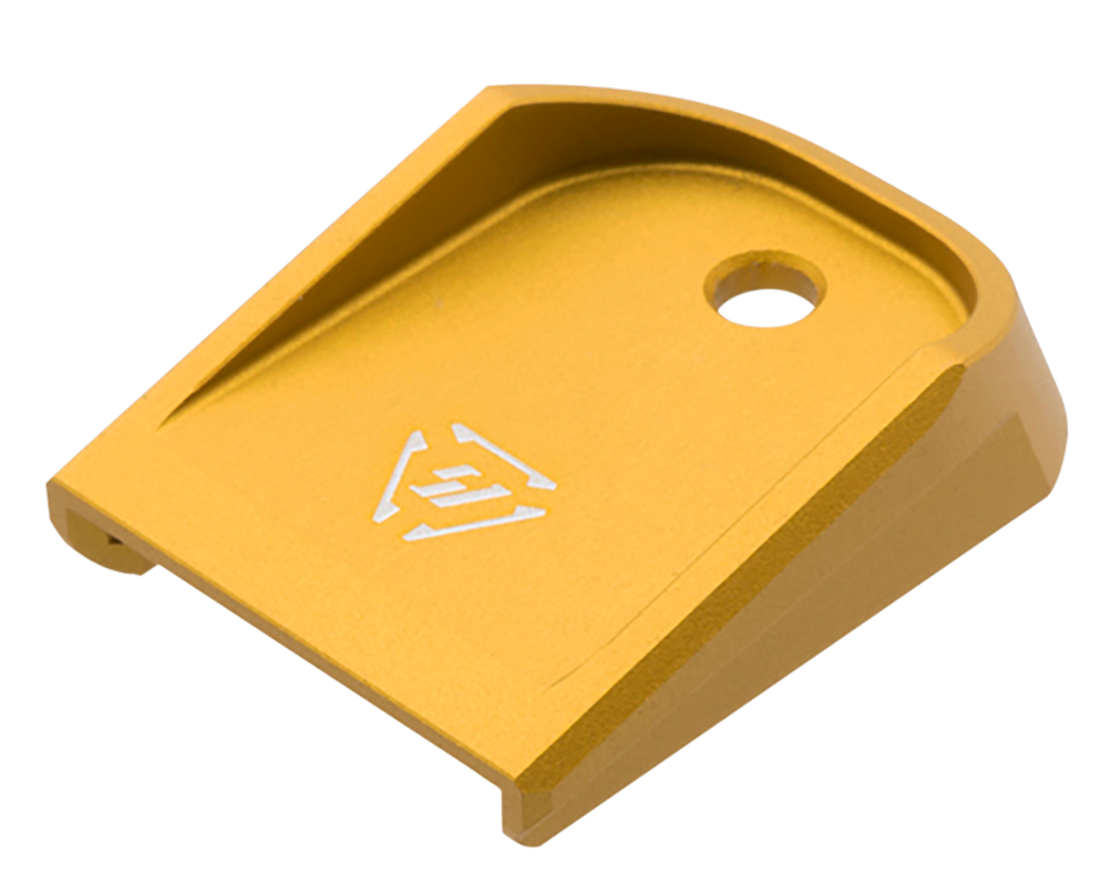 Glock Aluminum Base Plate - Titan Yellow | The Real Grit