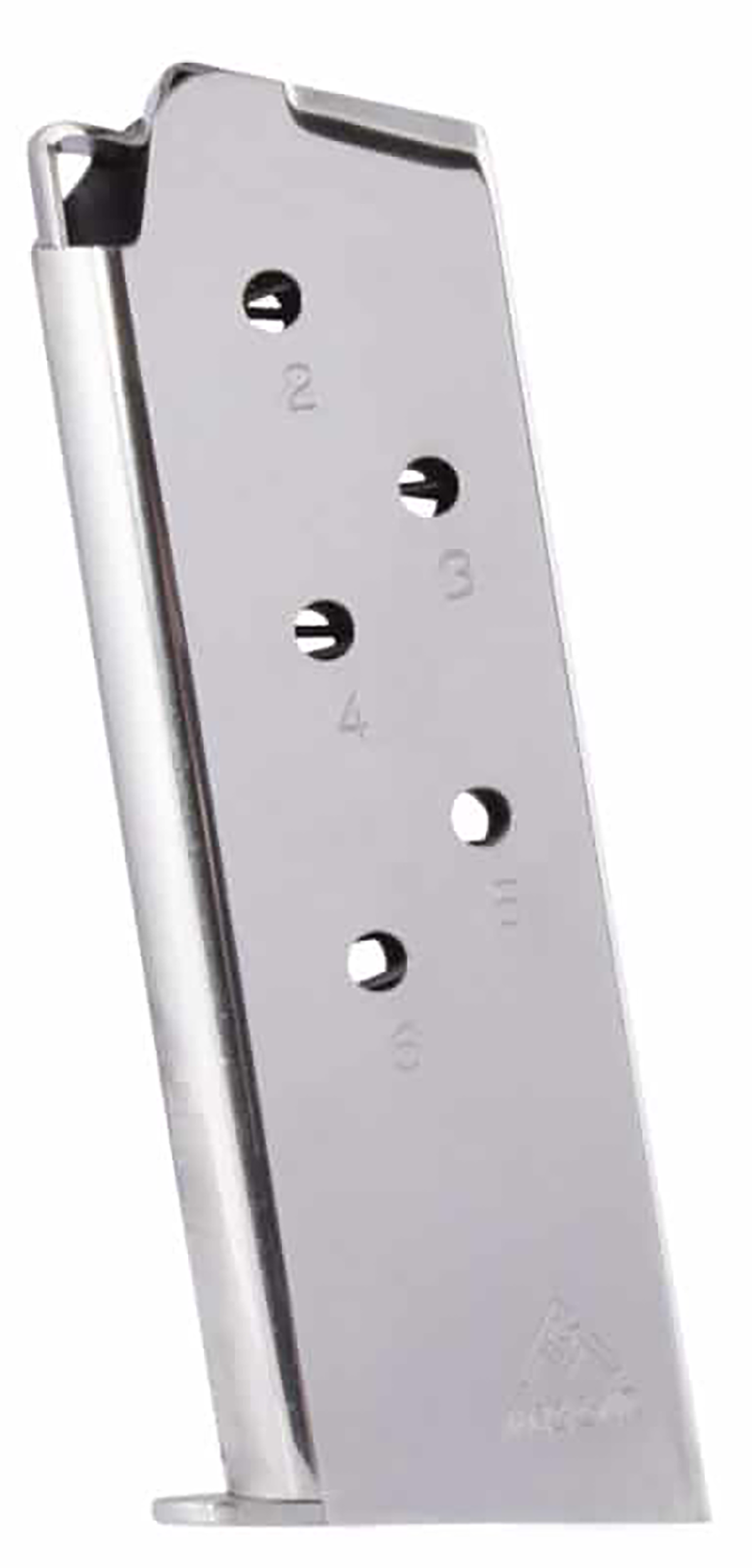 1911 Officer Standard 6 Round 45 ACP Magazine - Nickel | The Real Grit