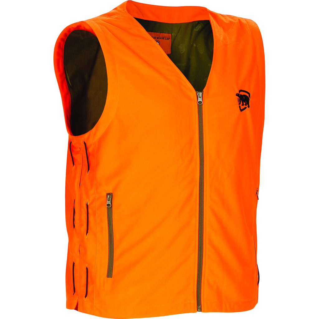Men's Blaze Hunting Vest - Orange | The Real Grit