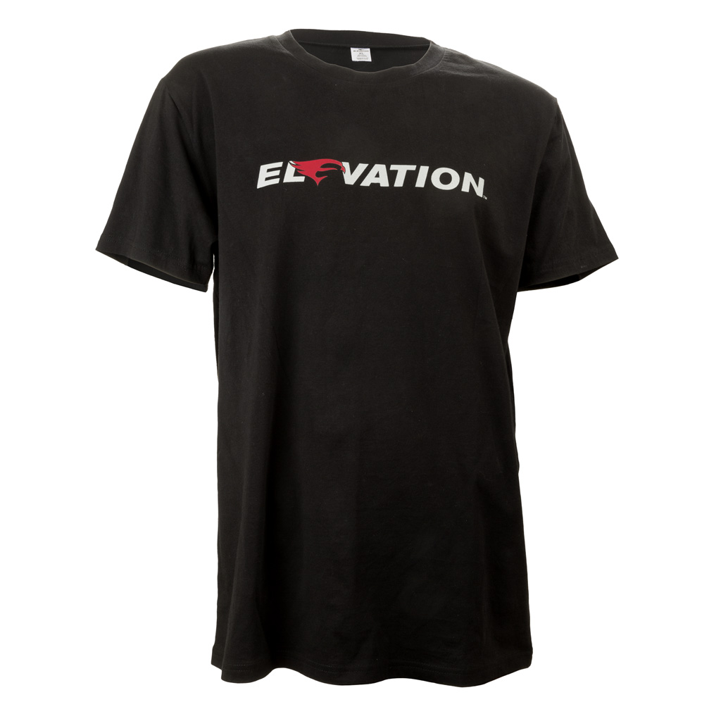 Elevation Logo T-Shirt - Black | The Real Grit