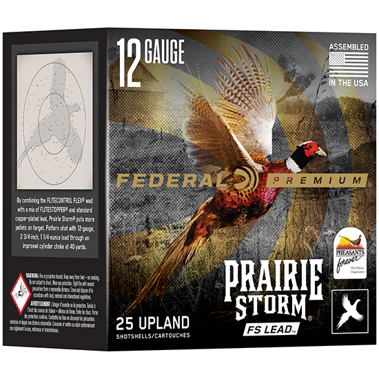 Premium Prairie Storm #6 2-3/4" 12 Gauge Shotgun Ammo - 25 Round Box ...