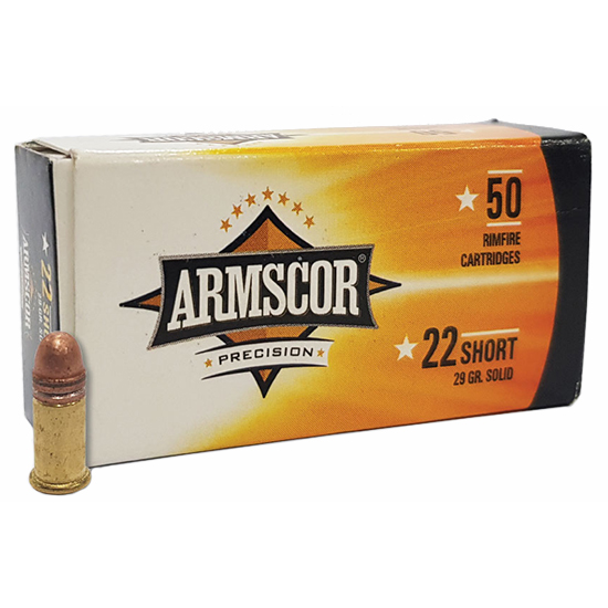 Solid 29 gr 22 Short Rimfire Ammo - 50 Round Box | The Real Grit
