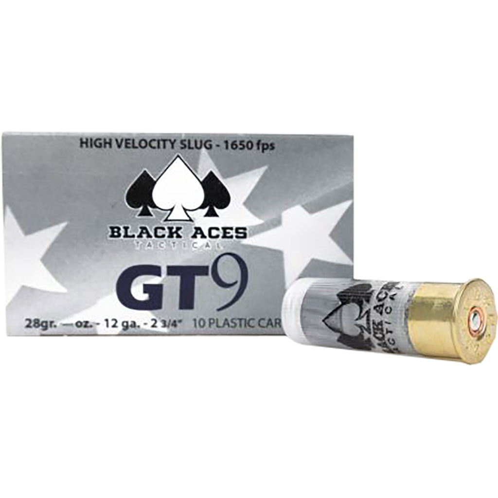 GT9 Slug 2-3/4" 12 Gauge Shotgun Ammo - 10 Round Box | The Real Grit