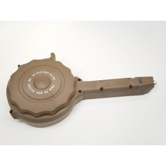 Glock 50 Round 9mm Drum Magazine - Tan | The Real Grit