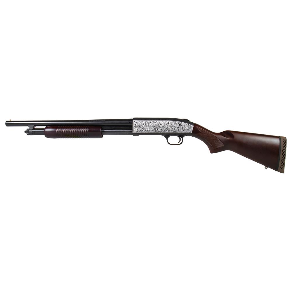 500 Retrograde Filigree 18.50" 5 Round 12 Gauge Pump Action Shotgun ...