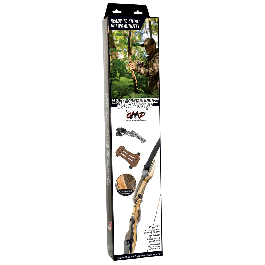 Smokey Mountain Hunter 62 Inch Recurve Bow Package | The Real Grit
