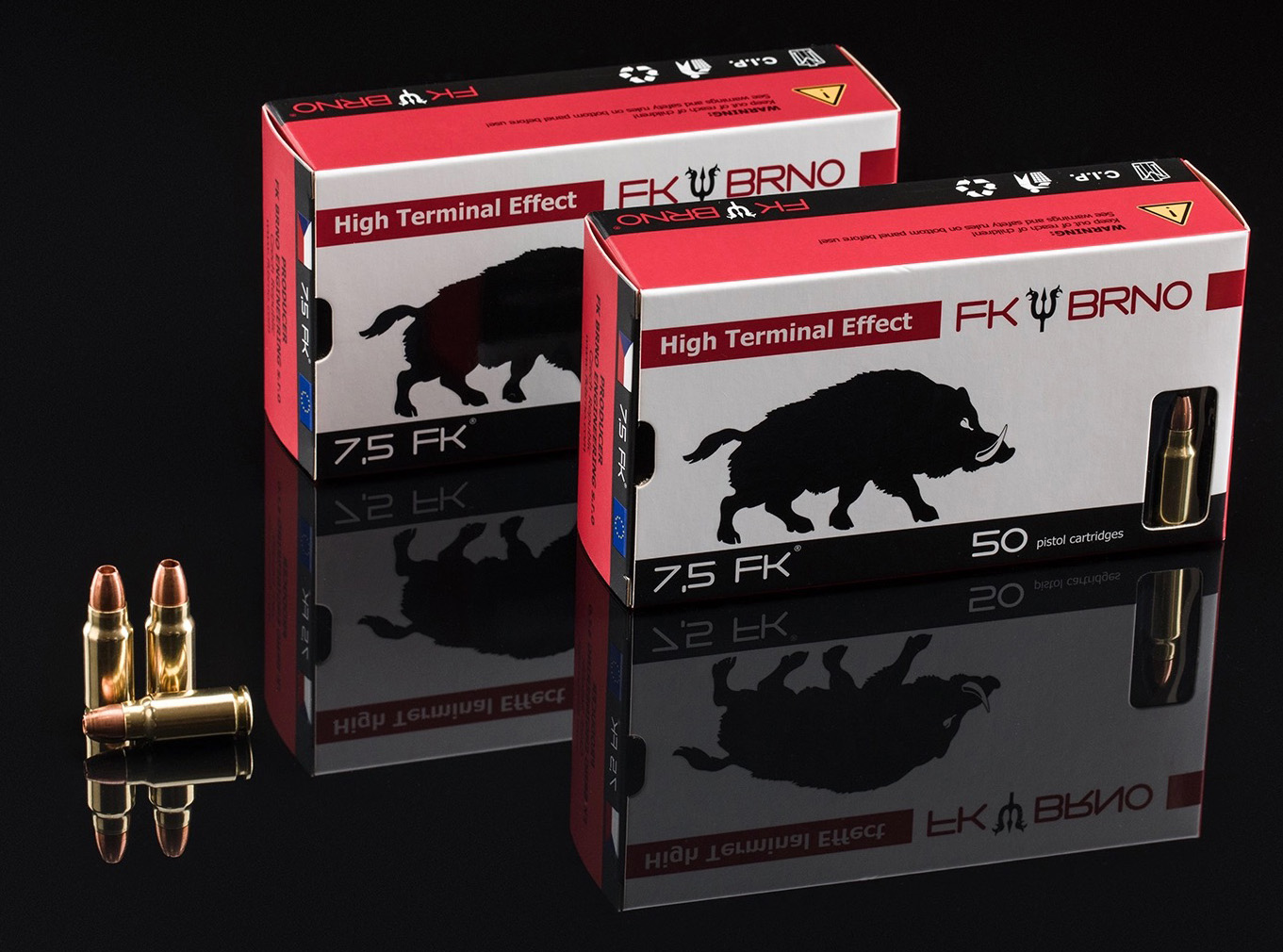 F9 Copper Flat Nose 101 gr 7.5 FK Handgun Ammo - 50 Round Box | The ...