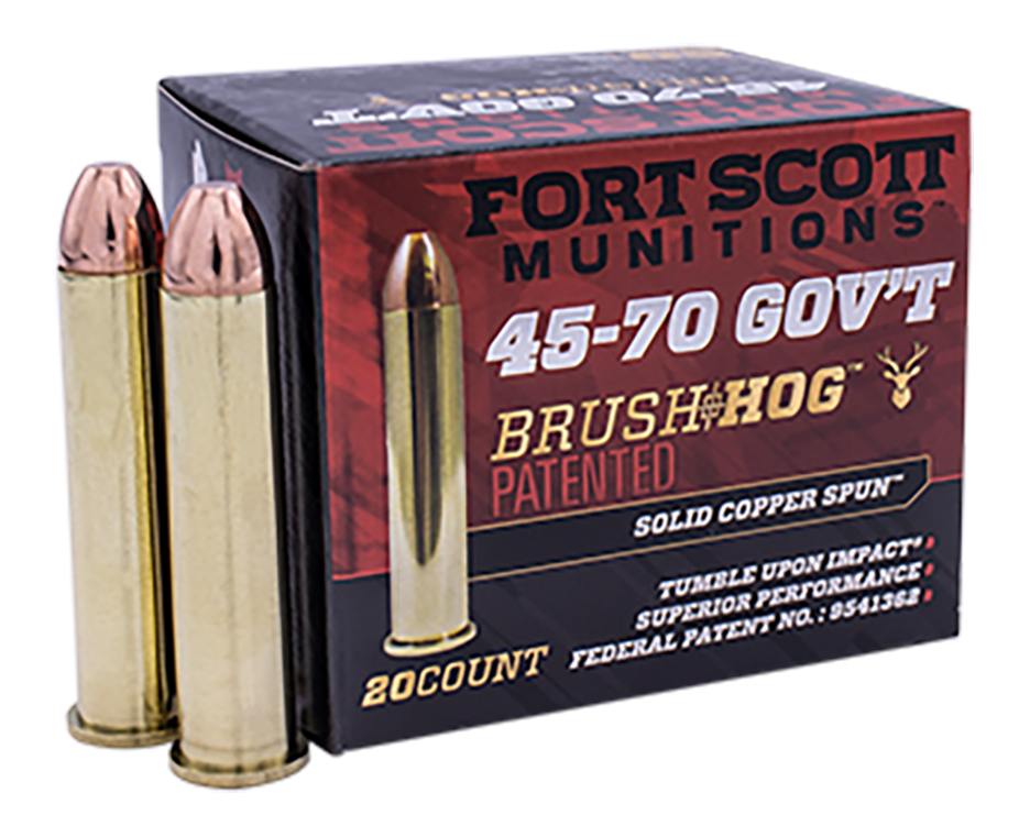 TUI Solid Copper Spun 300 gr 45-70 Government Rifle Ammo - 20 Round Box ...
