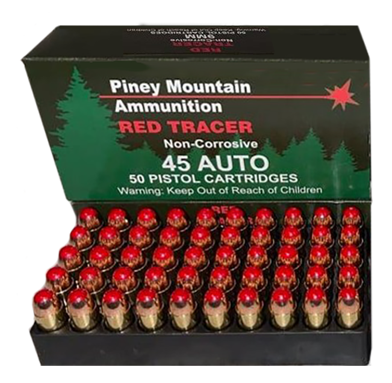 Supernova Red Tracer Full Metal Jacket 225 gr 45 ACP Handgun Ammo - 20 ...