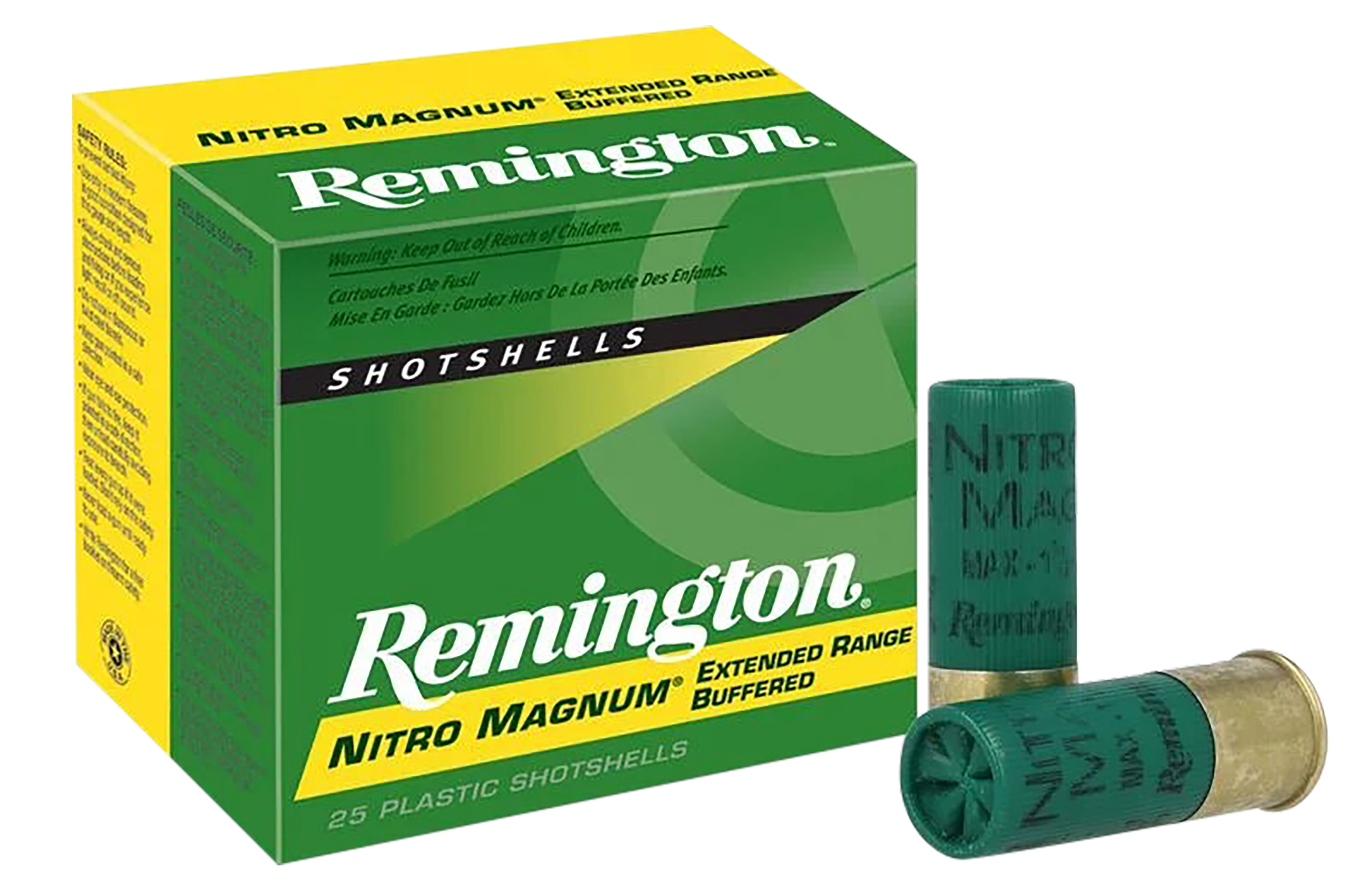 Nitro Magnum #2 2-3/4" 1-1/2 oz 12 Gauge Shotgun Ammo - 25 Round Box ...