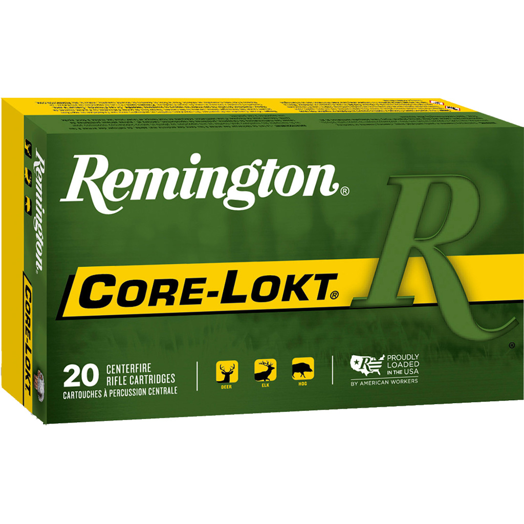Core-Lokt Pointed Soft Point 250 gr 338 RUM Rifle Ammo - 20 Round Box ...