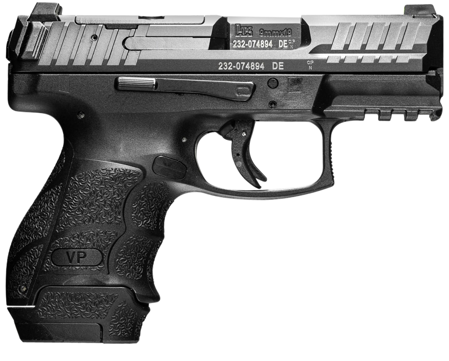 HK VP9SK 9mm Pistol 12/15 Rounds Black | The Real Grit