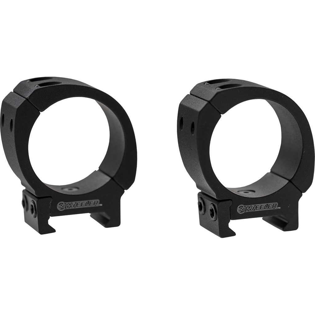 Sporter 30mm Low Scope Rings - Black | The Real Grit