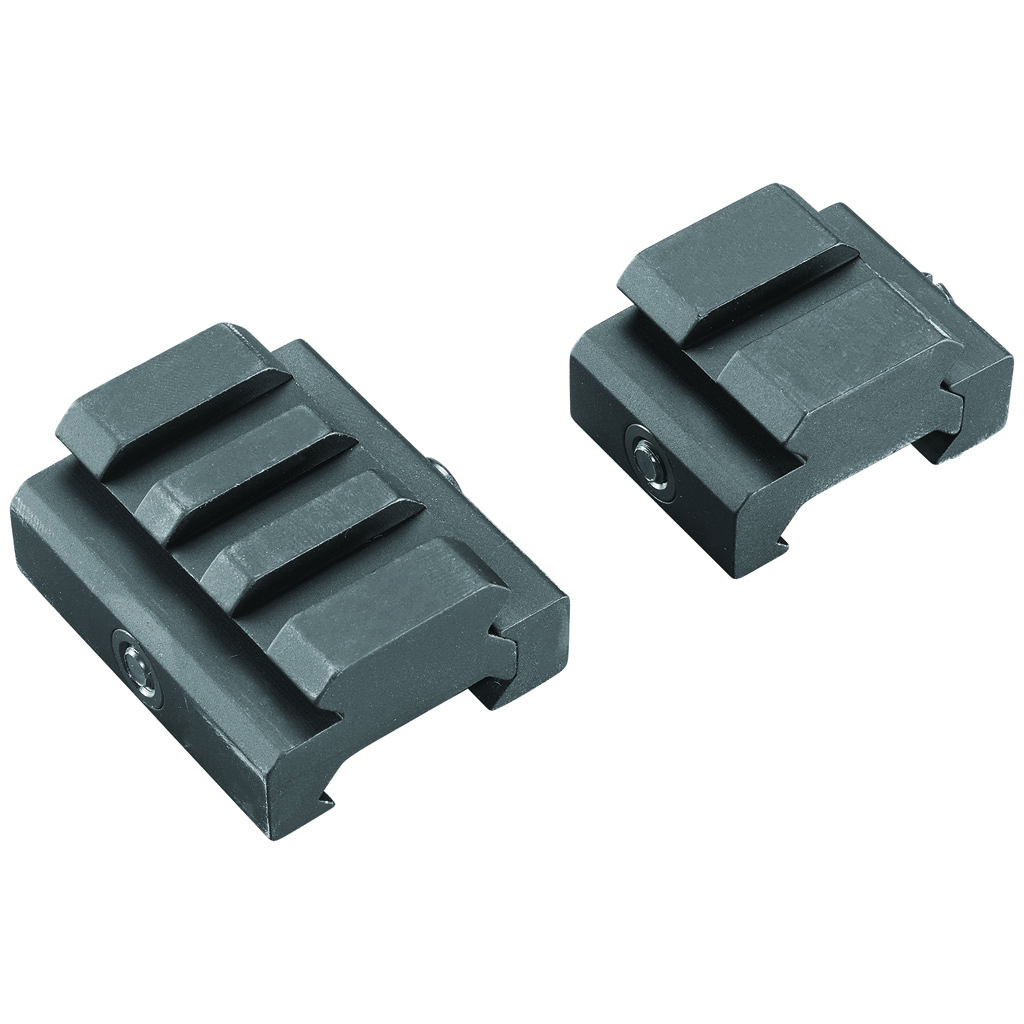 2-Piece Picatinny 1/2" Riser Set - Black | The Real Grit
