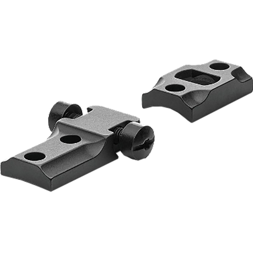 STD 2-Piece Rifle Base - Matte Black - Browning A-Bolt LR | The Real Grit