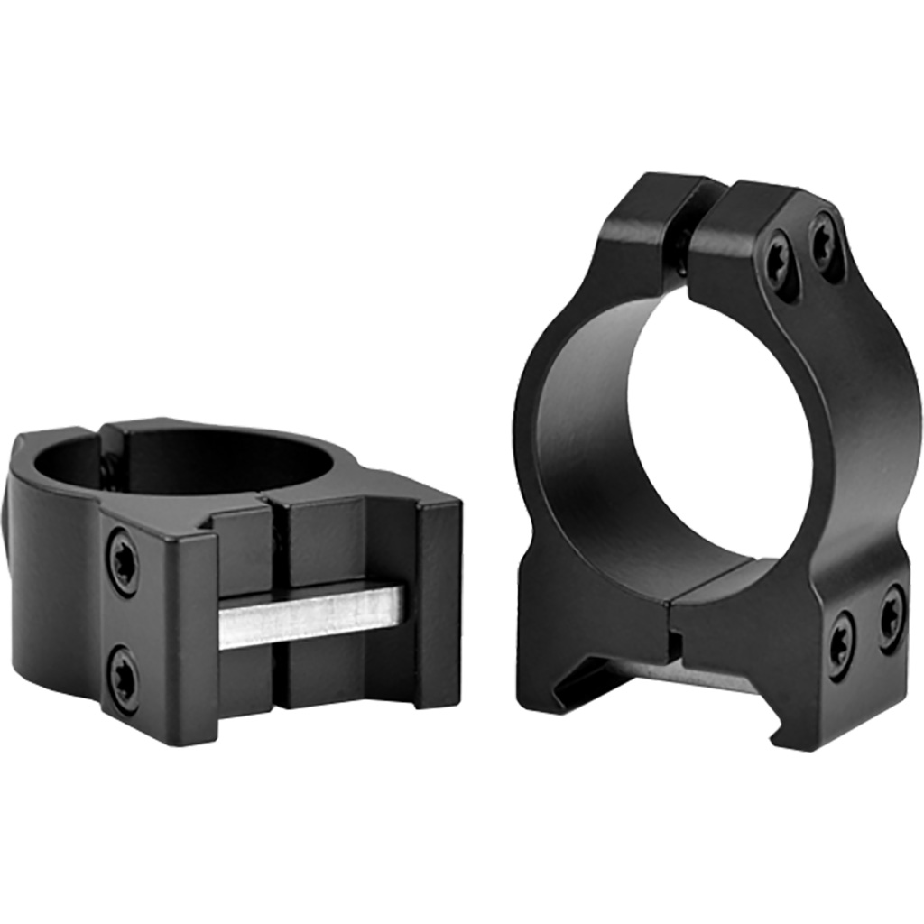 Maxima PA 1" Low Vertical-Split Scope Rings - Matte Black | The Real Grit