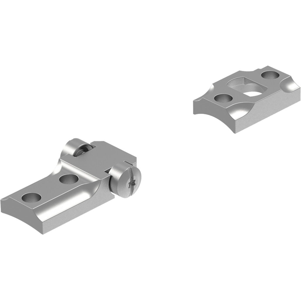 STD 2-Piece Rifle Base - Silver - Remington 700 | The Real Grit