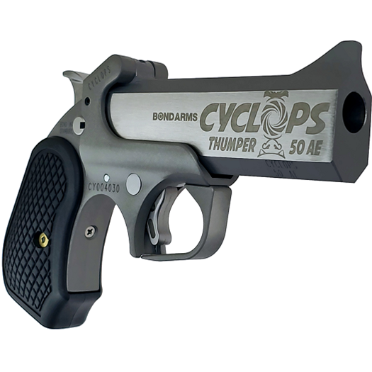 Cyclops Satin 4.25" 1 Round 50 Action Express Pistol | The Real Grit