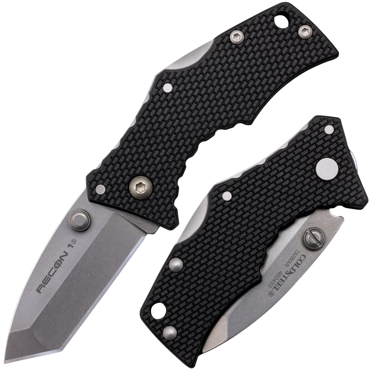 Recon 1 Micro 2" Folding Tanto Plain Blade Knife | The Real Grit