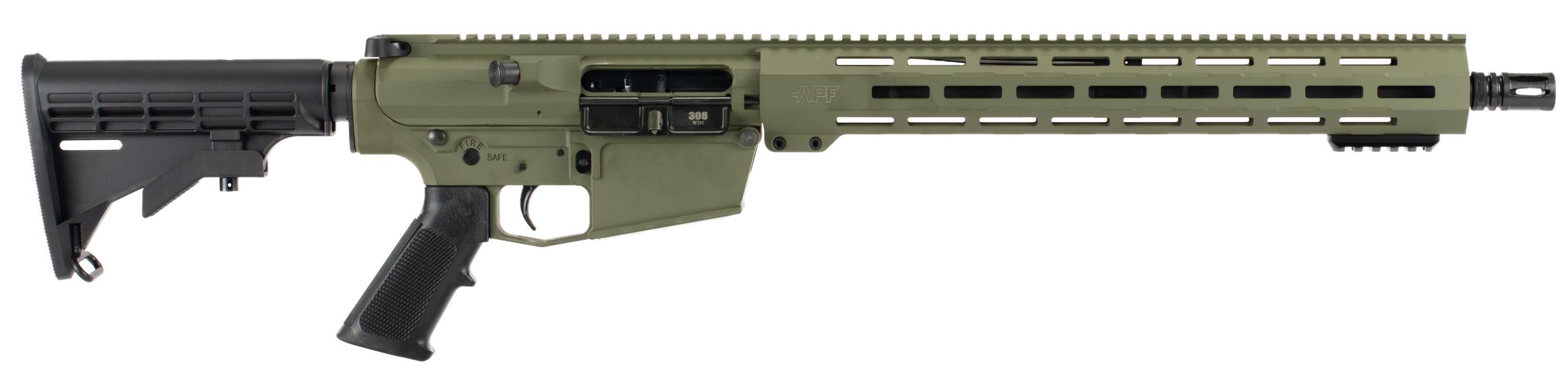 Guardian 16" 20 Round 308 Winchester AR10 Semi Auto Rifle - Green | The ...